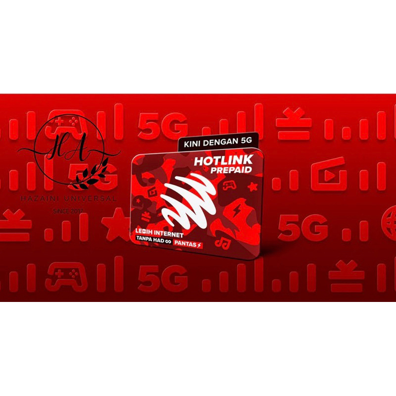 Hotlink Sim Card | Maxis Sim Card | Free RM5 Top Up | Shopee Malaysia