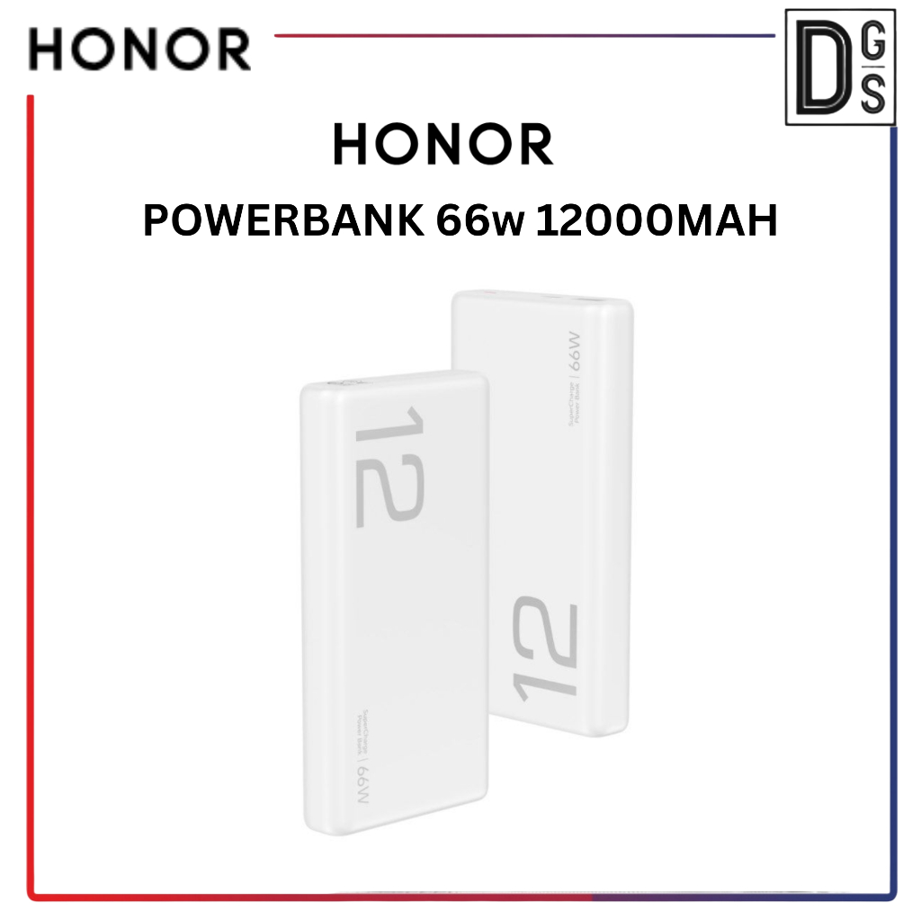 Honor JOWAY 66W 12,000mAh | 20,000mAh SuperCharge Power Bank | Shopee Malaysia