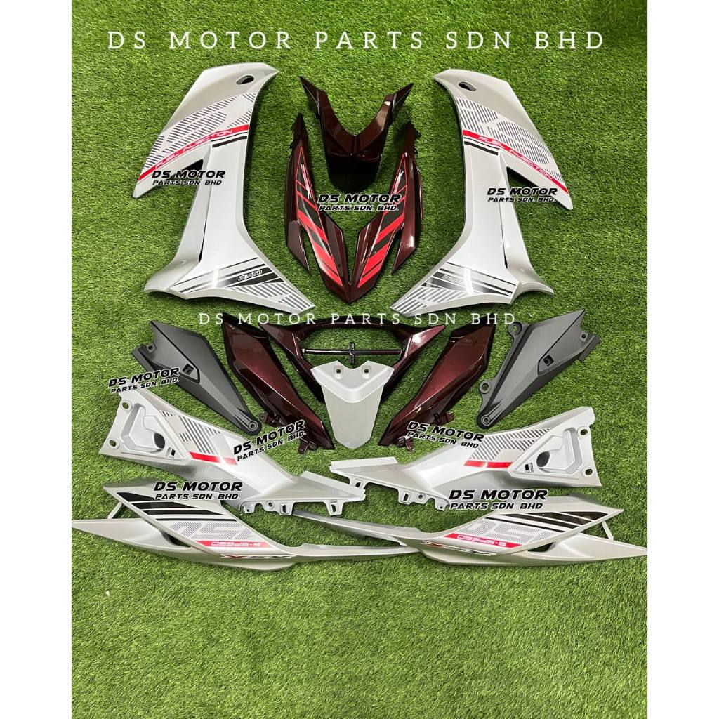 RSX 150 COVER SET MEROON PURBA | Shopee Malaysia