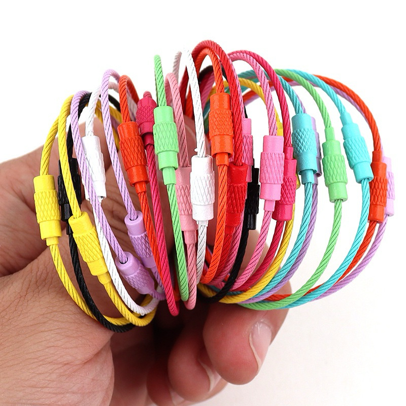 5pcs/pkt 50mm Wide Ring O Ring DIY Accessories Cable Loop Screw Lock ...