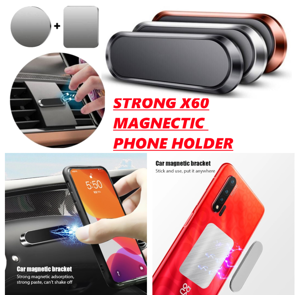 Super Strong Magnetic Phone Holder Car Mount GPS Bracket Fon Handphone ...