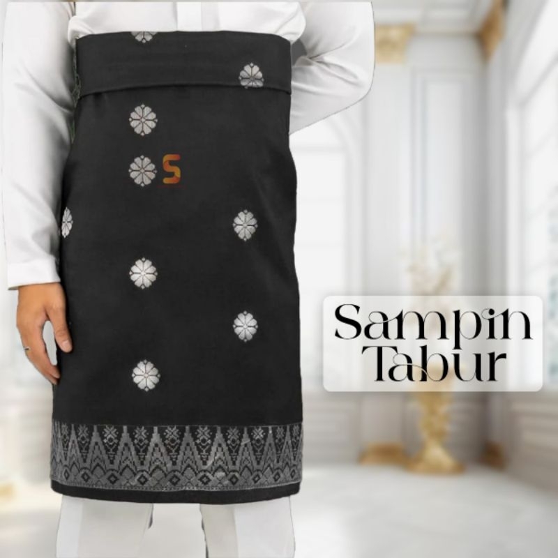 Sampin Bentara Songket Bunga Tabur Dewasa | Sampin Lelaki Adult ...