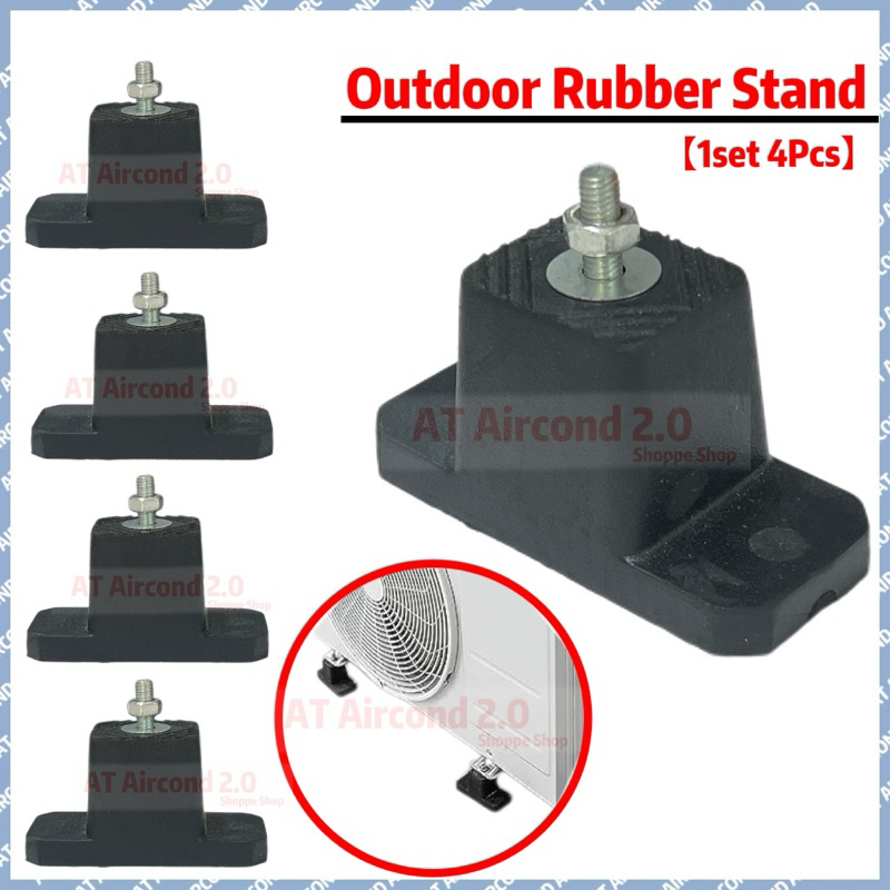 Rubber Stand Aircond Compressor Anti-Vibration Rubber Stand [4Pcs ...