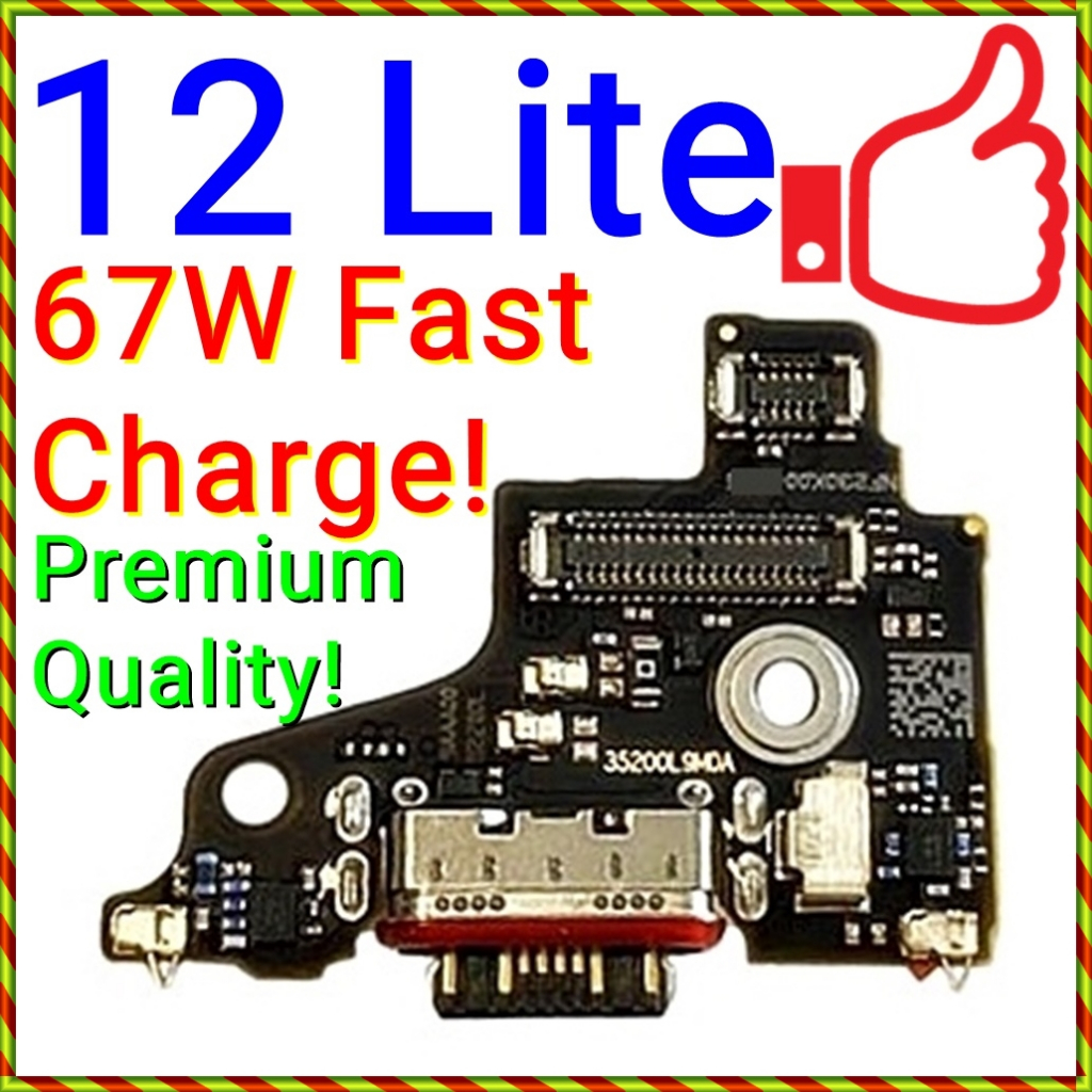 (67W Fast Charge) NEW ORI STRONG Signal Charging Port Board MIC Ribbon for XIAOMI 12 Lite ...
