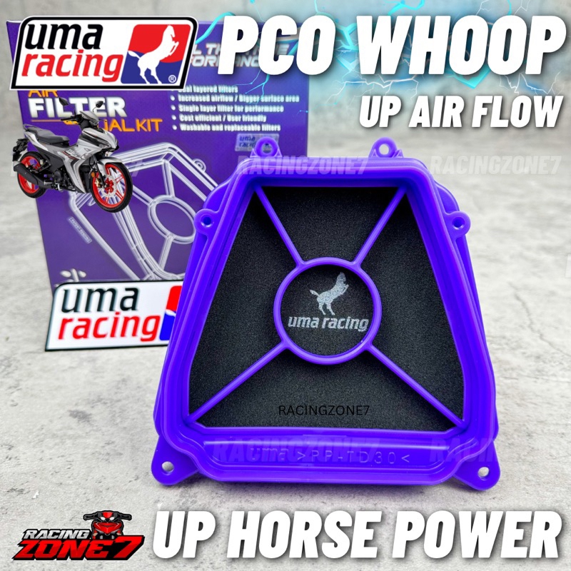 100% Original UMA Air Filter/ Y15ZR LC135 RS150 Y16 RSX150/ UMa Racing ...