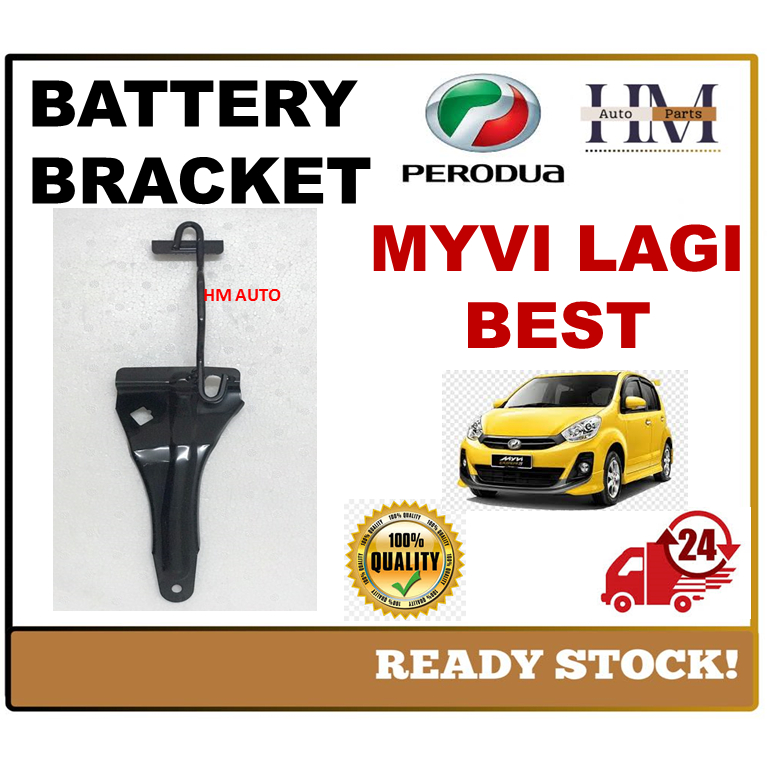 Perodua Myvi Lagi Best 2011-2017y Battery Bracket Set Besi Pengikat ...