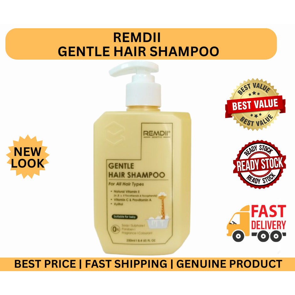 REMDII!! REMDI!!! REMDII GENTLE HAIR SHAMPOO 250G | Shopee Malaysia