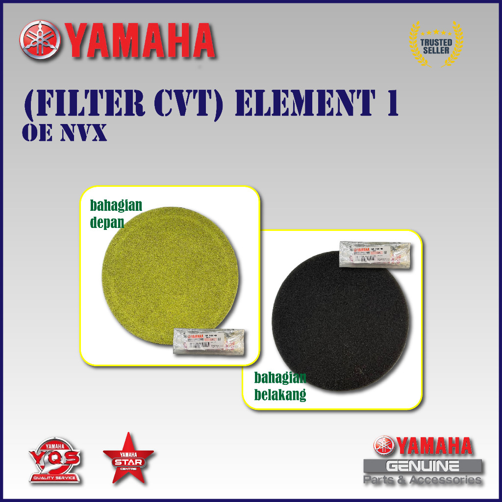 YAMAHA ELEMENT 1 NVX (FILTER CVT) | Shopee Malaysia