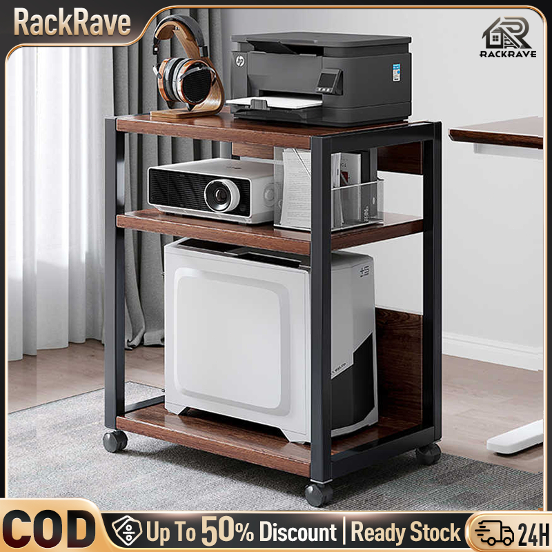 RR-Office File Rack With Pulley Printer Chassis Rack Multifunctional ...