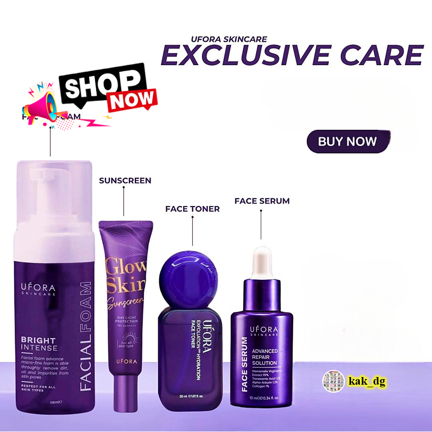 Ufora Skincare 💜 Facial Foam Cleanser 100 ml - Mengandungi Bahan ...