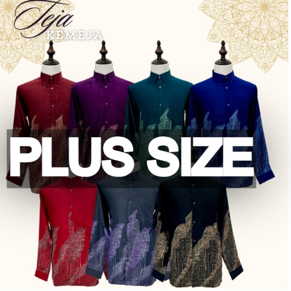 PLUS SIZE NEW COLLECTION BATIK / KEMEJA TEJA BATIK MALAYSIA /KEMEJA ...