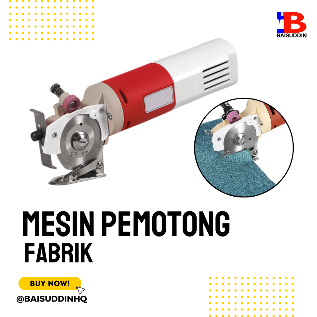 Mesin Pemotong Kain Fabrik / Gunting Elektrik / Electric Scissor ...