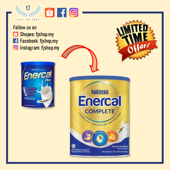 Ready Stock Nestle Enercal Complete [850g] (Exp 04/27) - Limited Time ...