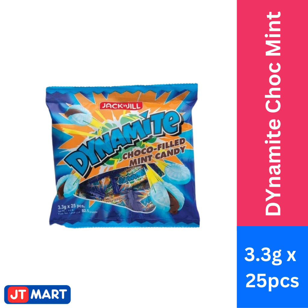 Jack 'n Jill Cloud 9 Candy - Dynamite Chocolate Mint (3.3g x 25pcs) | Shopee Malaysia