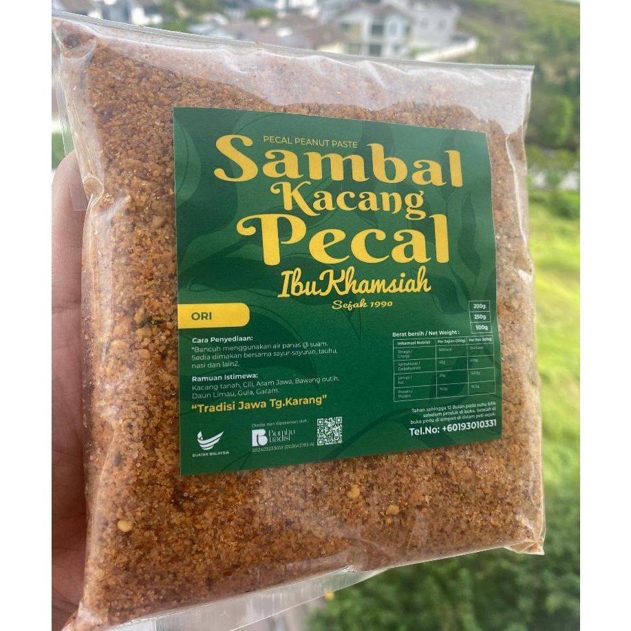 READY STOCK (500GRAM) SAMBAL PECAL IBU KAMSIAH | Shopee Malaysia