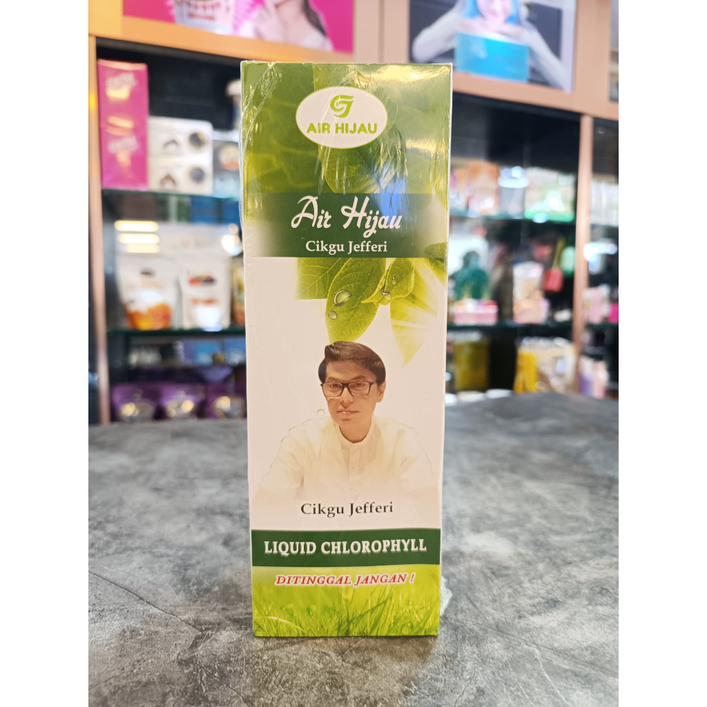 [FREEGIFT] AIR HIJAU CIKGU JEFFERI ORIGINAL (LIQUID CHLOROPHYLL) 500ML ...