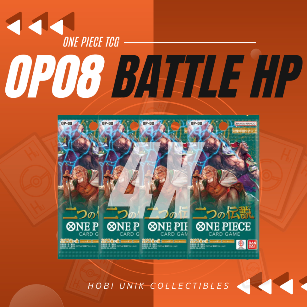 [OP08] Rumble 4X : Battle HP (Winner Take 120Packs) | Shopee Malaysia
