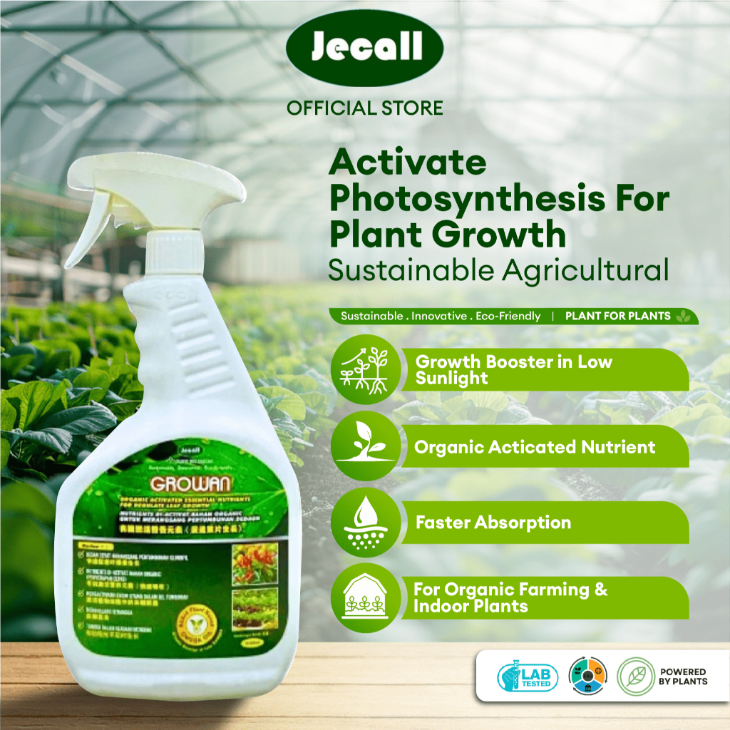 Jecall-Bio Growan 1Liter Grow Fertilizer/ Photosynthesis / Grow in ...
