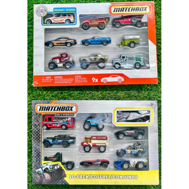 Matchbox 10 pack Gift set Multipack Assorted 1:64 Diecasts Notarzt HTF ...
