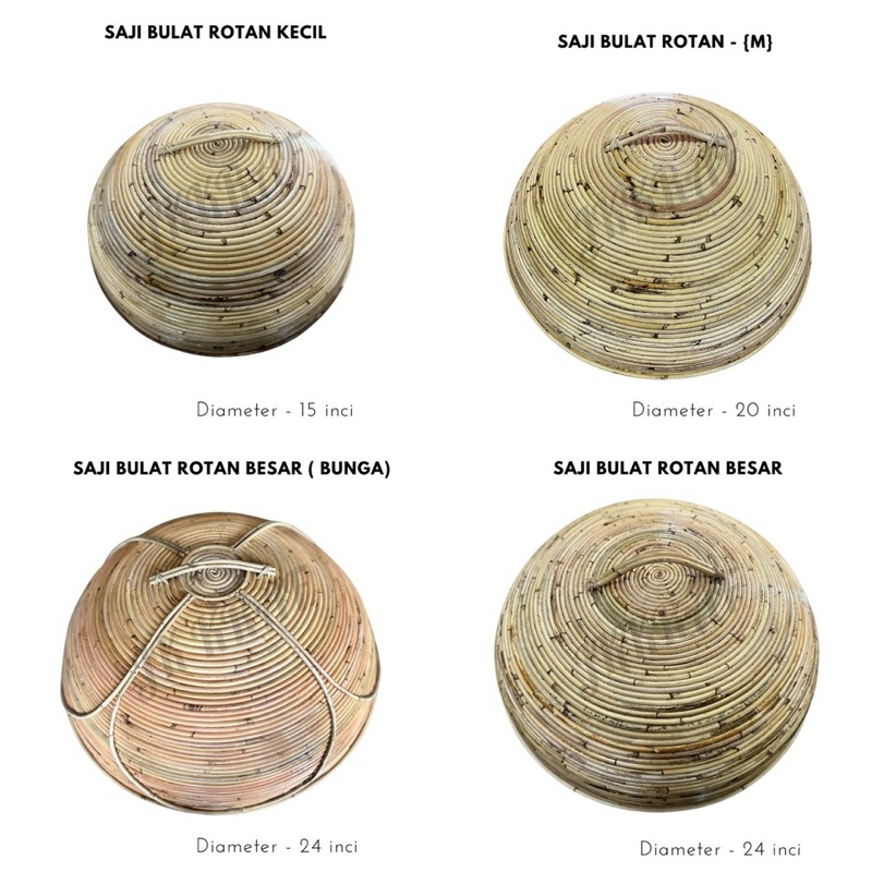 Tudung saji Rotan Sebatang / Tudung saji / Food cover / Rattan/ Penutup ...