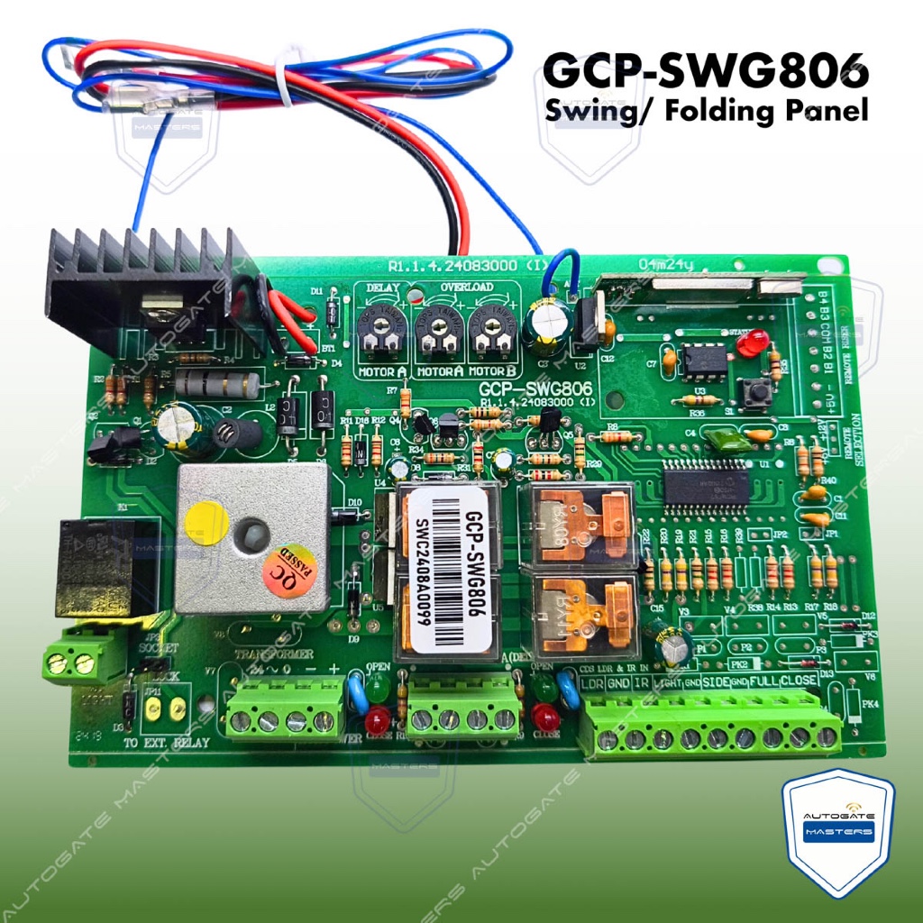 GCP SWG-806 4CH 433MHZ PANEL / REMOTE CONTROL Autogate Swing / Folding ...