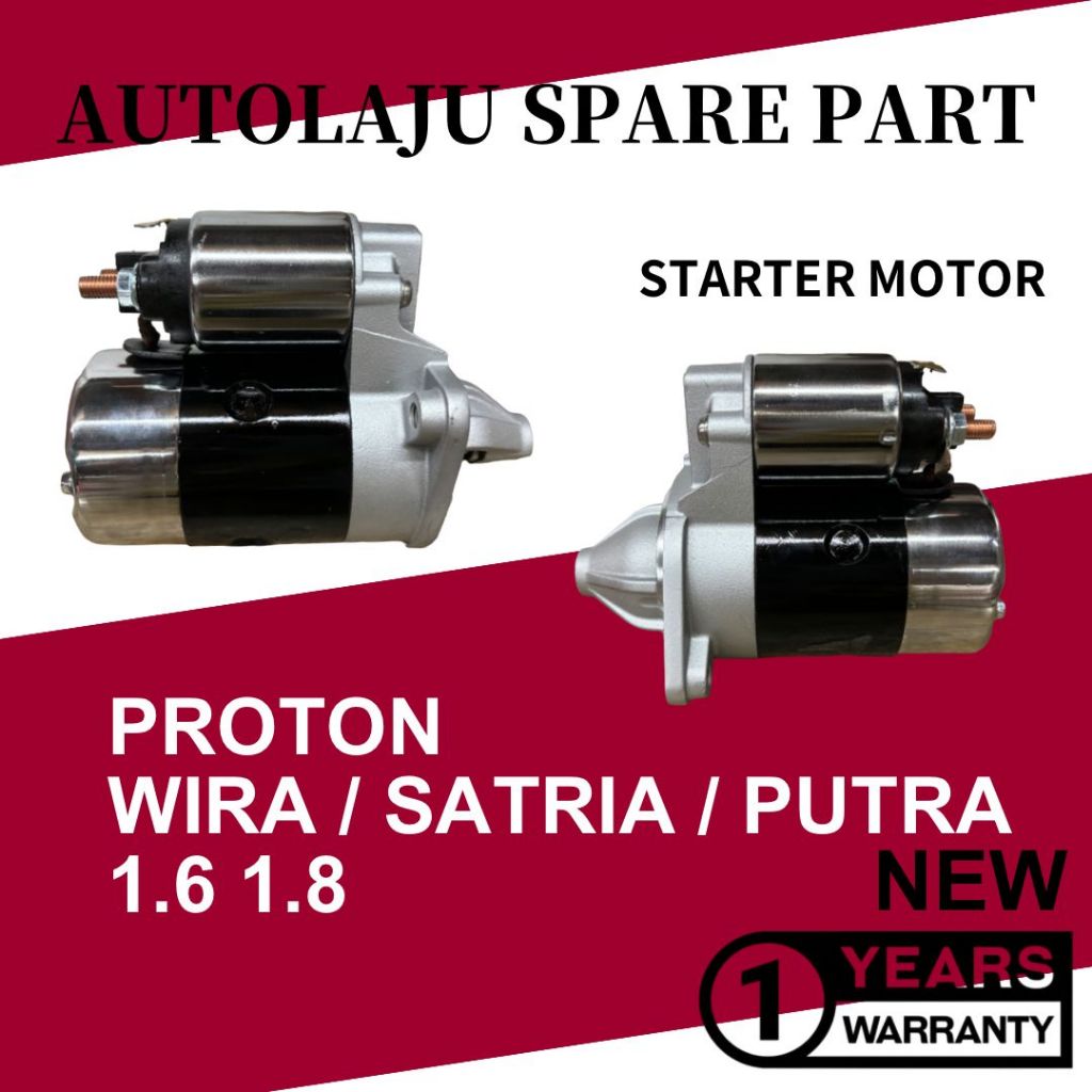 PROTON WIRA/SATRIA/PUTRA 1.6 1.8 STARTER HIGH QUALITY 1 YEAR WARRANTY ...