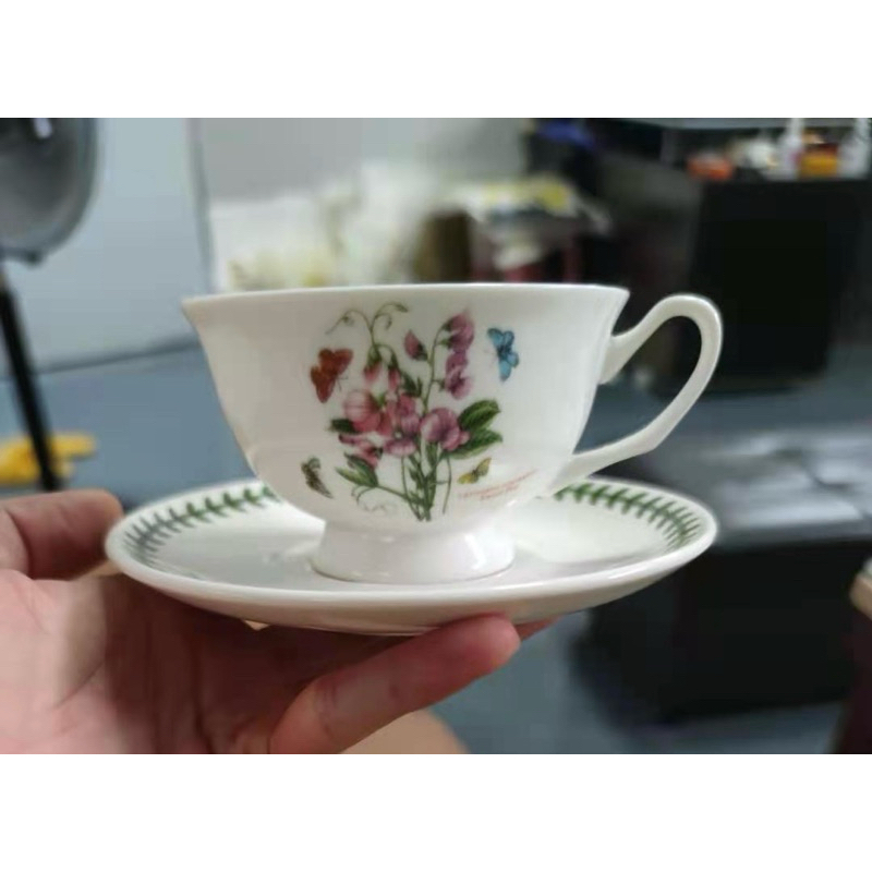 Botanic Garden Tea Cup and Saucers Set (6)200ml | Shopee Malaysia