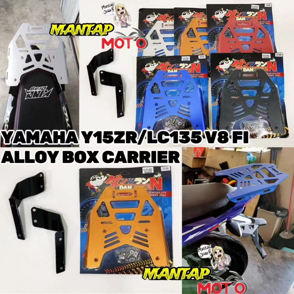 YAMAHA Y15ZR V1 V2 / LC135 V8 V9 FI TOP BOX ALLOY CARRIER MONORACK Y15 ...