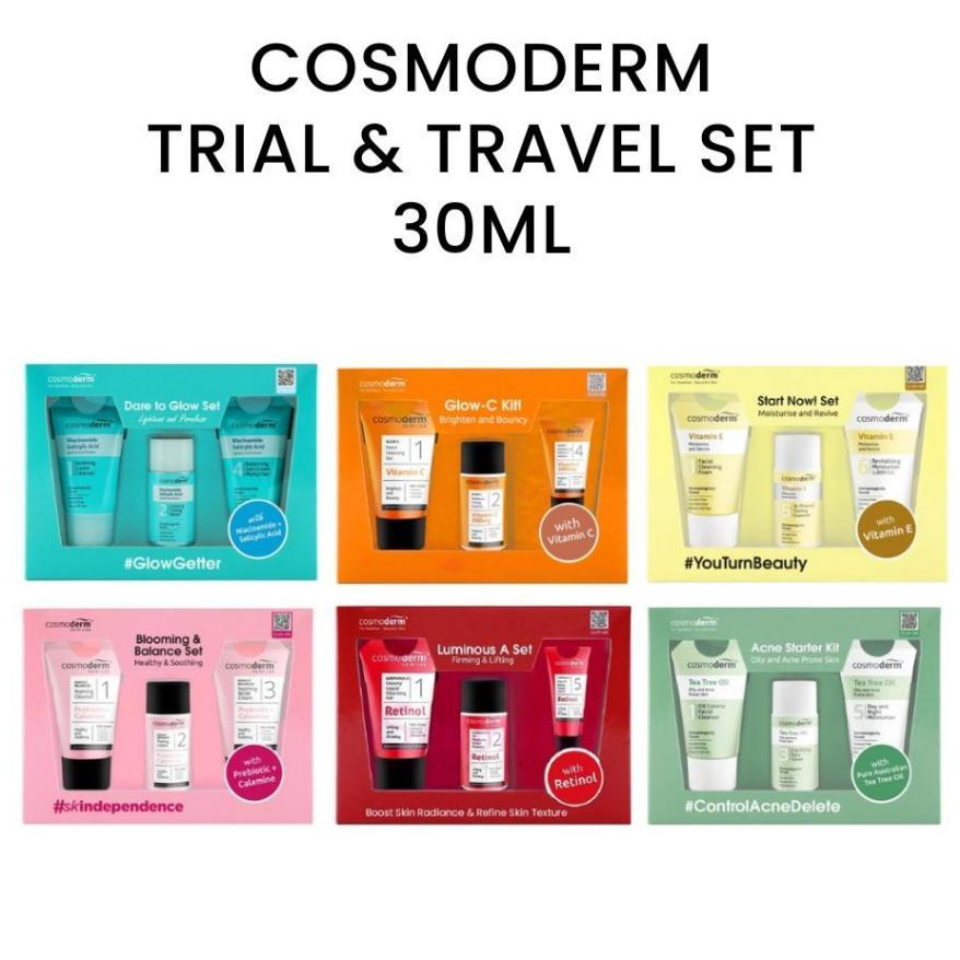 COSMODERM TRIAL SET ASSORTED | Shopee Malaysia