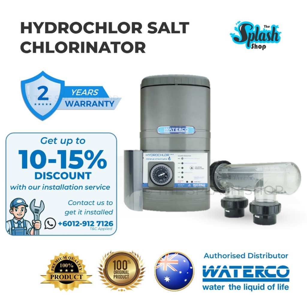 𝐒𝐀𝐋𝐓 𝐂𝐇𝐋𝐎𝐑𝐈𝐍𝐀𝐓𝐎𝐑 - Salt Chlorinator Hydrochlor ST Chlorinator MK3/30 ...