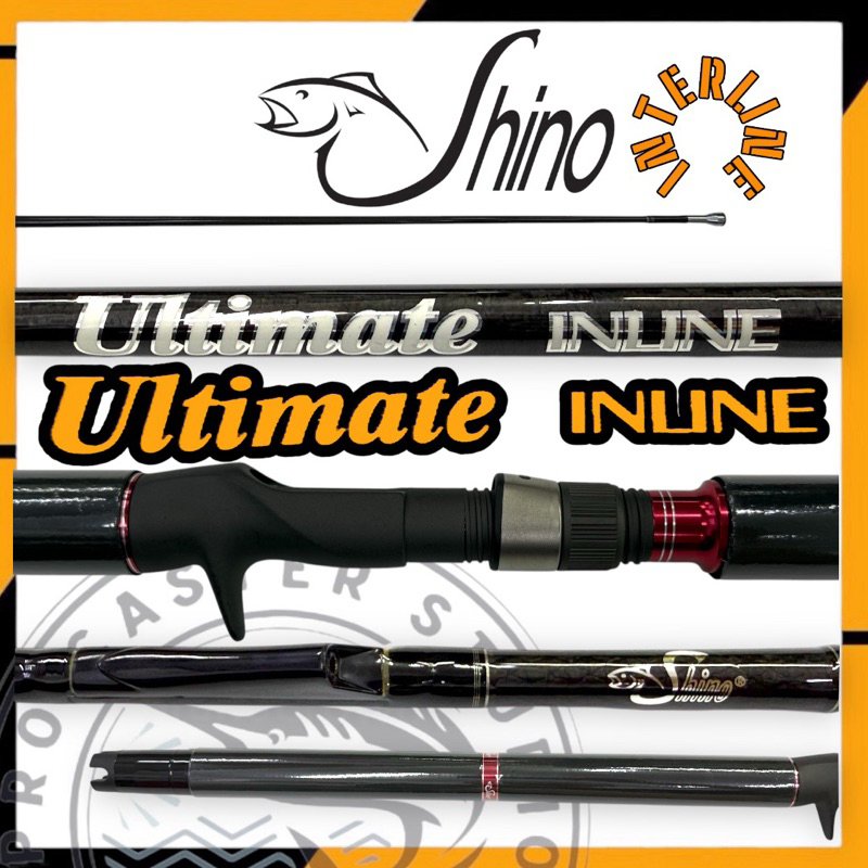 SHINO ULTIMATE INLINE FISHING ROD INTER LINE ROD LINE INSIDE THE BLANK ...