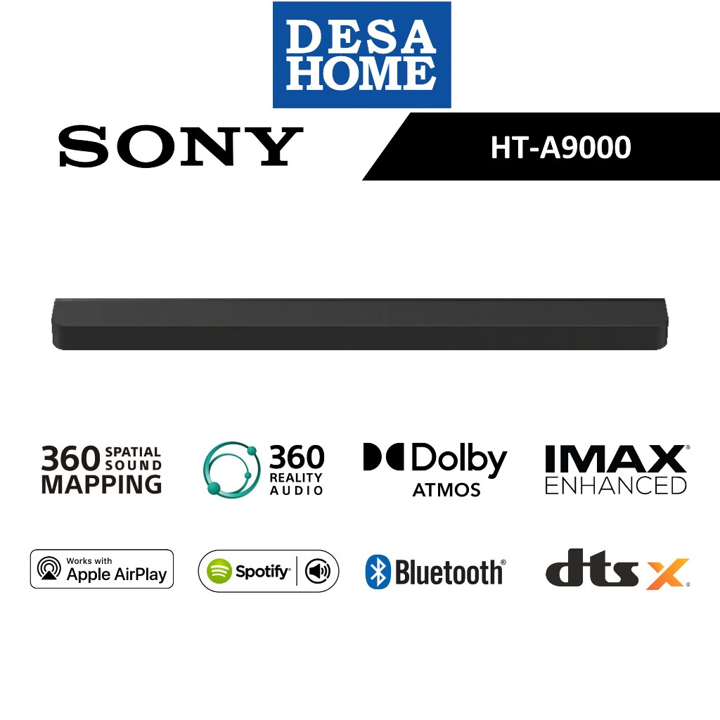 SONY HT-A9000 360 SPATIAL SOUND MAPPING WITH DOLBY ATMOS/DTS:X SOUNDBAR ...