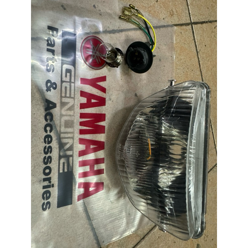 Y125 old model head lamp lampu depan 1st model ori model lama original 100% HLY Y125Z headlamp ...