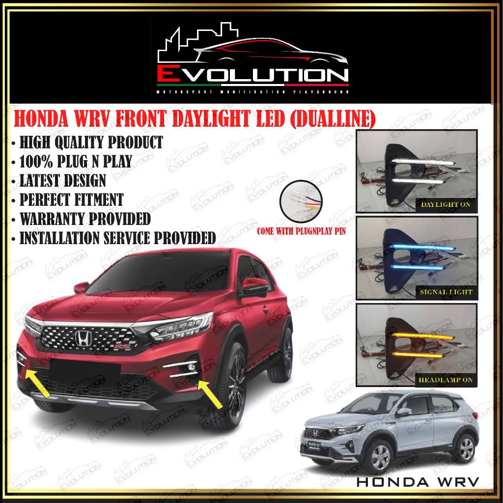 [NEW PRODUCT] HONDA WRV FRONT DAYLIGHT LED | FRONT FOGLAMP LED | Shopee ...