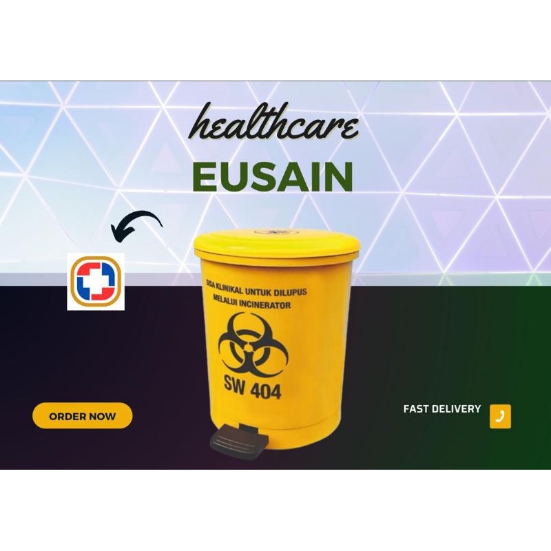 Clinical Waste Pedal Bin 18L Tong Sampah barang Clinical | Shopee Malaysia