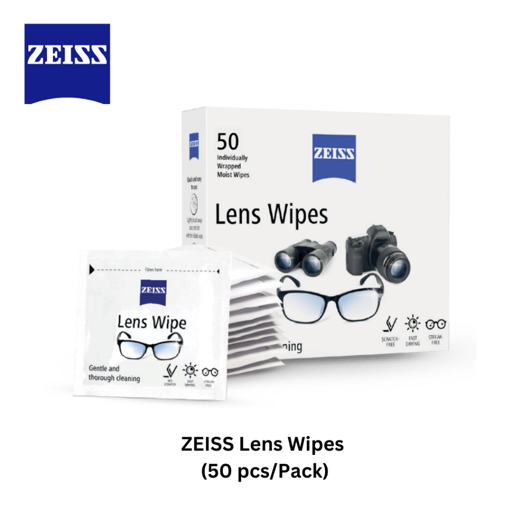 ZEISS Lens Wipes (50 pcs) - Individually Wrapped Moist Wipes | Shopee Malaysia