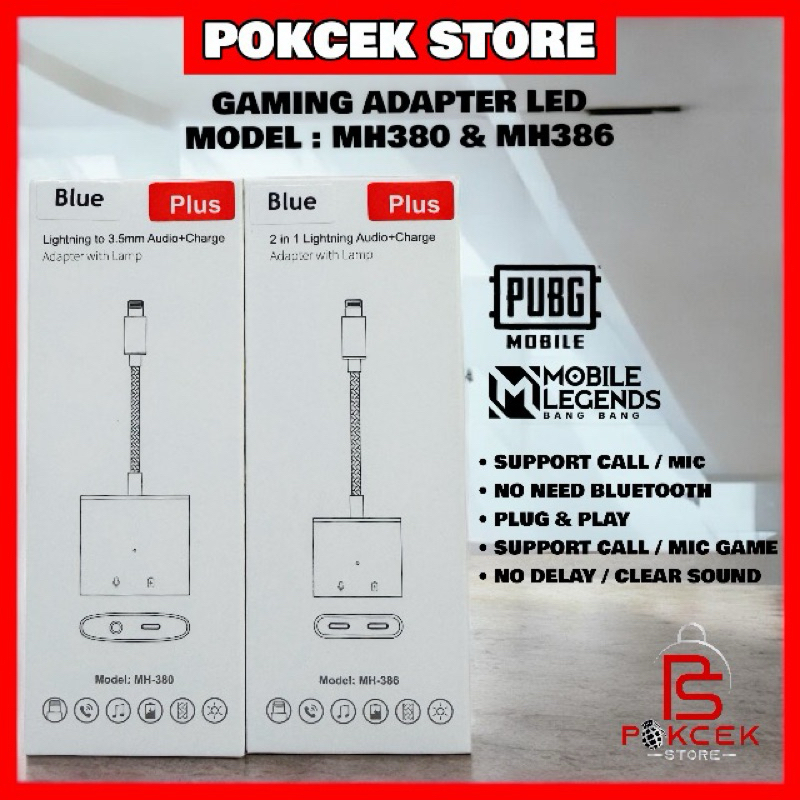 [ MH380-MH386 ] Gaming Adapter Pokcek Store , Support Call / Mic / No ...