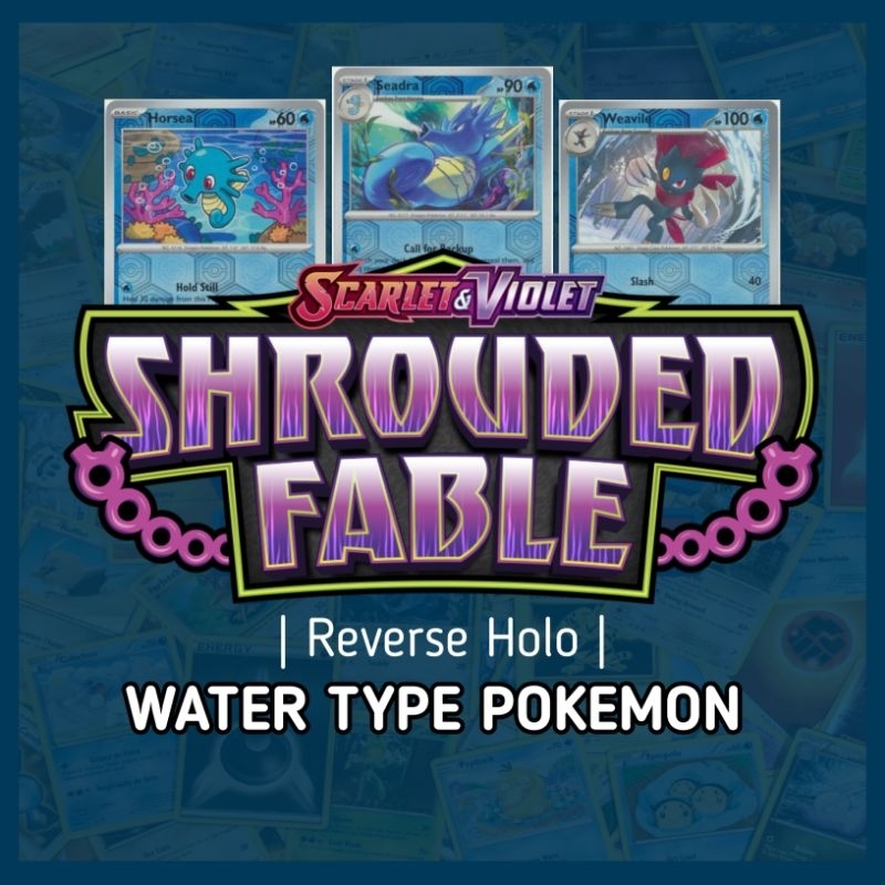 Shrouded Fable | WATER Type Pokemon | Reverse Holo | Pokemon TCG Card ...