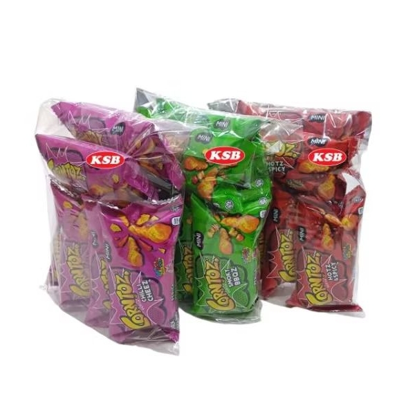 【15g x 6pcs】Corntoz Mini Hotz & Spicy/Smoky Bbqz/Chili Cheez | Shopee ...