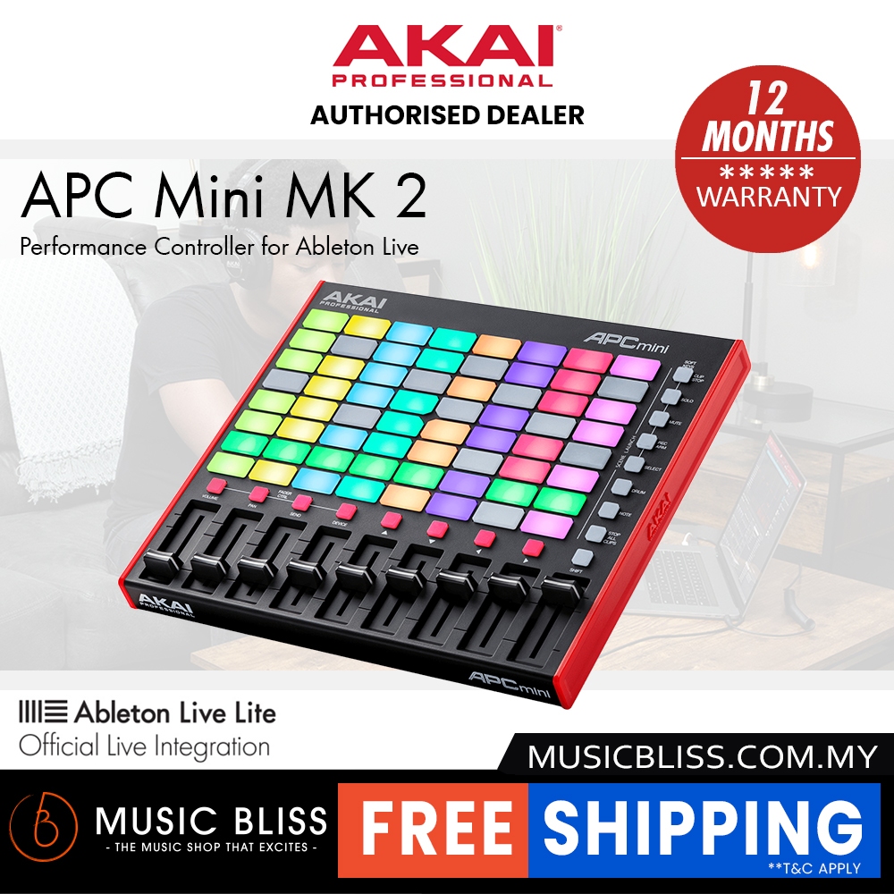 Akai Professional APC Mini MK 2 Performance Controller for Ableton Live ...