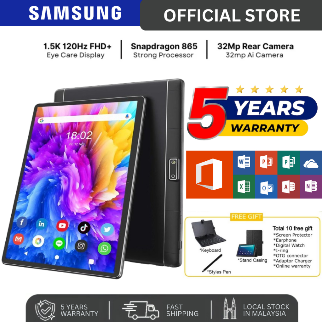 HOT SELL 2024 5G Tablet Samsung Tab P20 12 Inch Tablet 12GB+512GB ...