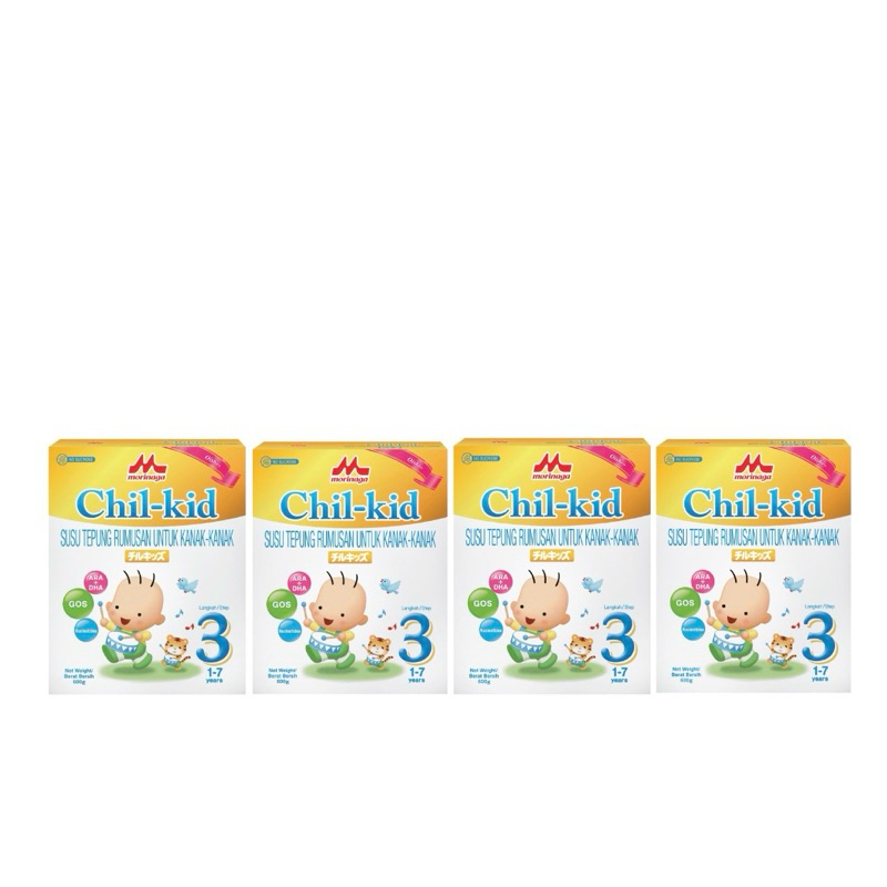 Morinaga Chil-Kid Oishi Children Milk Formula for 1-7 Years (4 x 600g ...