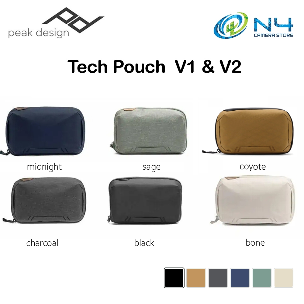 Peak Design Tech Pouch - V1 small & V2 version 2L Tech Pouch / Travel ...