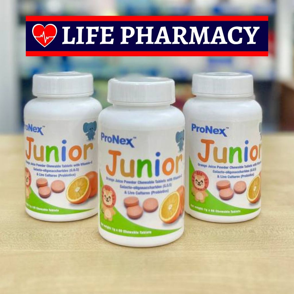 Pronex Junior Chewable Vitamin C with Probiotic 60 tablets [Exp:09/2025 ...