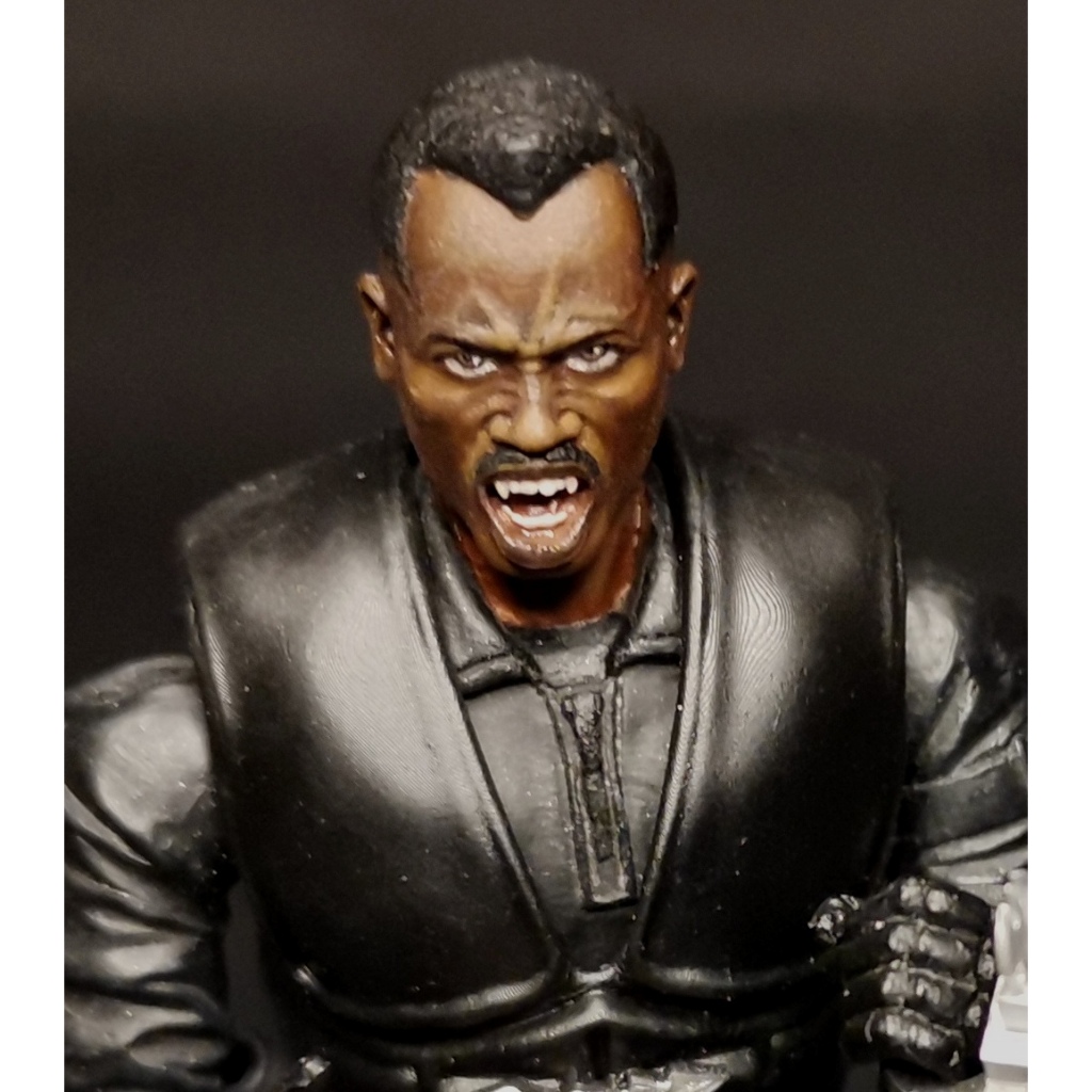 High Detailed Custom 1/18 Blade (scream) Man Head sculpt For 3.75 ...