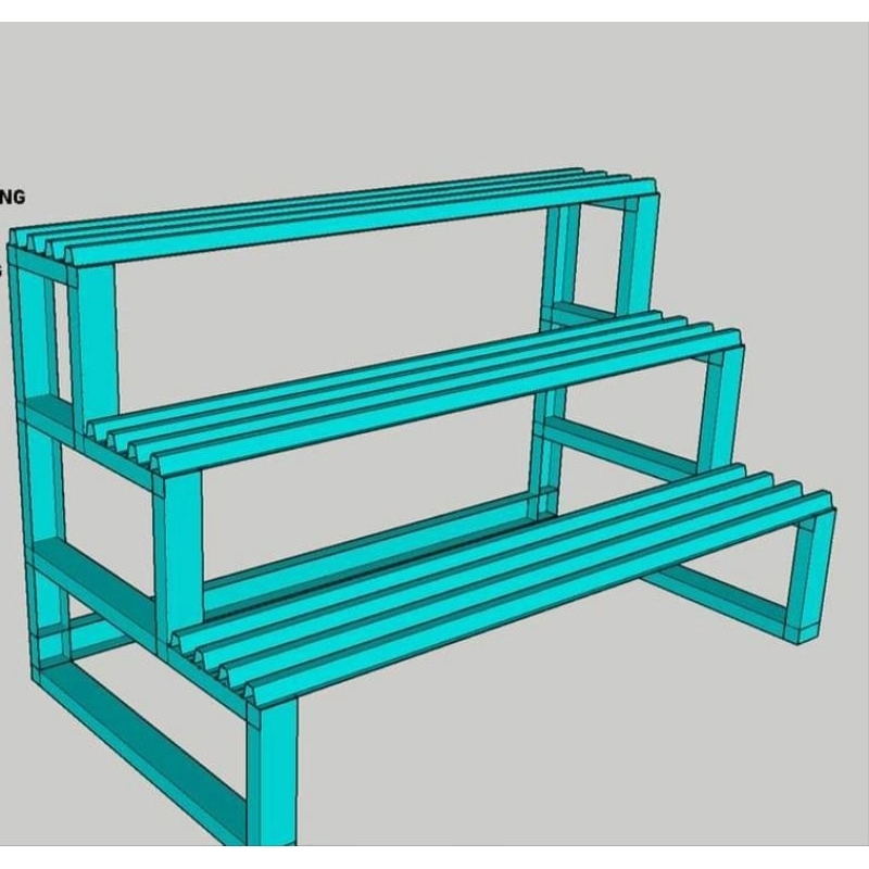 PELAN DIY RAK BUNGA GUNA BESI C CHENNEL /PELAN UKURAN DETAIL DLM PDF ...