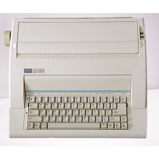 NAKAJIMA ELECTRONIC TYPEWRITER AX-150 / AE-830 / TYPEWRITER MACHINE ...