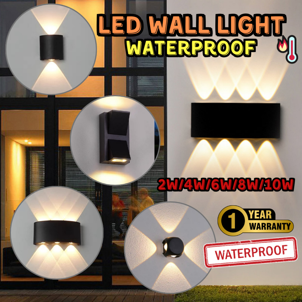 🔥HOT ITEM🔥 LED Outdoor indoor Wall Light Weatherproof IP65 Porch Light ...