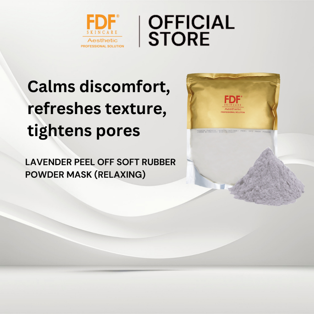 FDF Lavender Peel Off Soft Rubber Powder Mask (Relaxing) (1000g) 薰衣草软膜粉 ...