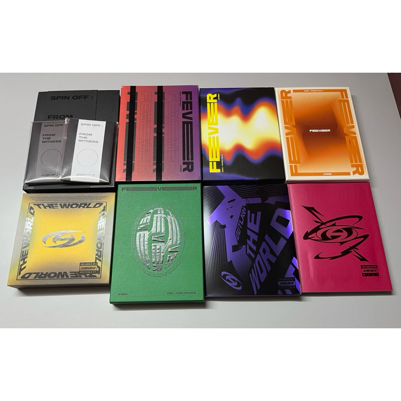 (Ready stock) Ateez unsealed album various era | Shopee Malaysia